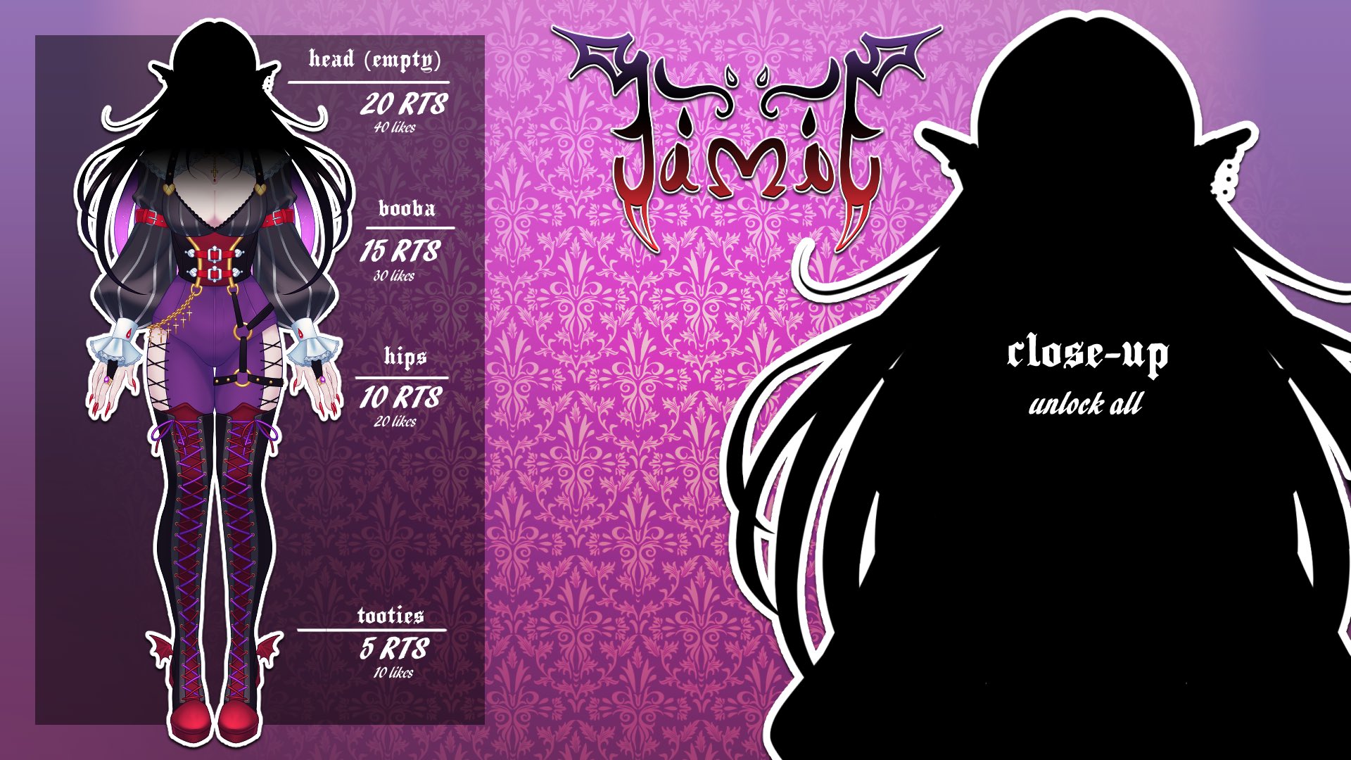 Jamie 🩸DESIGN REVEAL PINNED🦇 ENVtuber / V-artist on Twitter: "already up to the oinky boinkies ...