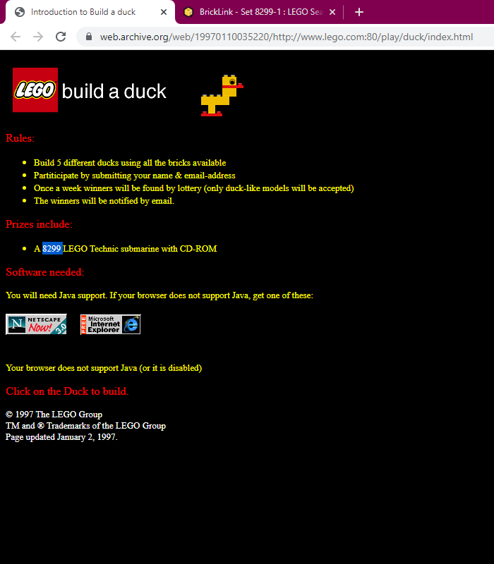 The Cat Goddess, Josefina on Twitter: "Wayback Machine, build a duck https://web.archive.org/web ...