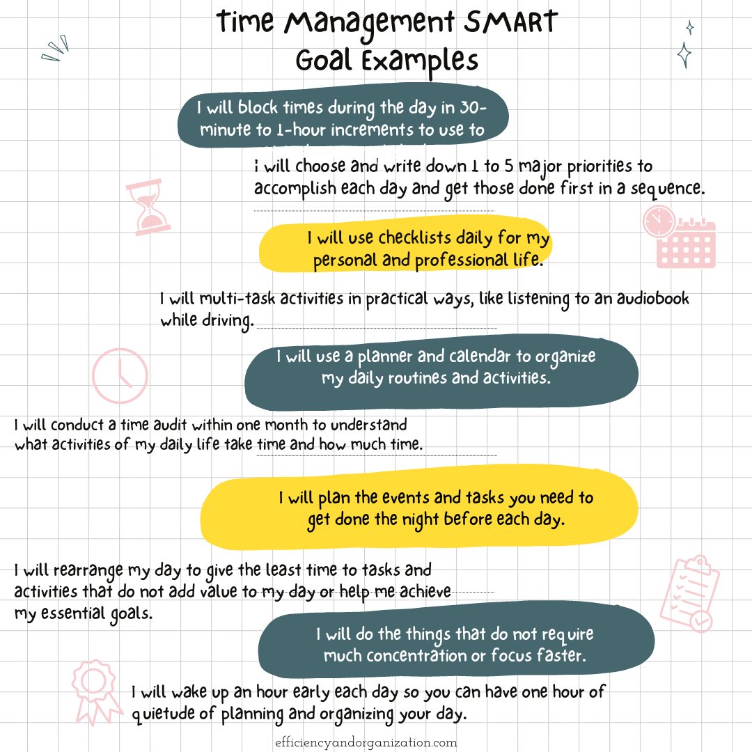 Smart Goals Examples For Managers