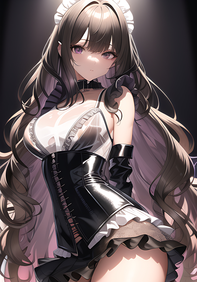 ren on Twitter: "RT @vrai_ccccc: メイド服×レザー 【17枚】 #オリジナル #女の子 #メイド #巨乳 https://pixiv.net/artworks ...