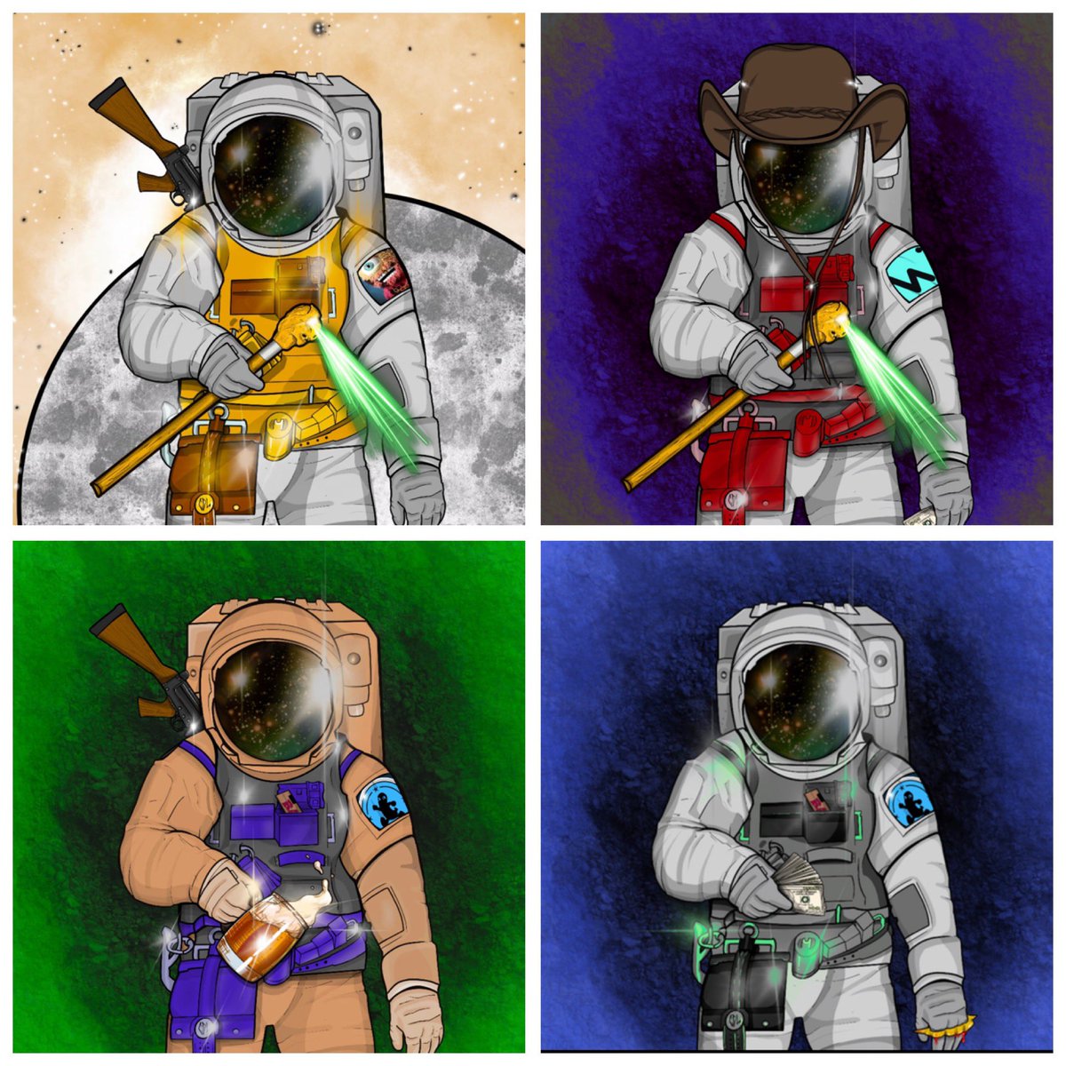 ⚡️robmarraart⚡️ on Twitter: "RT @NFT_JJ_: Go my first 4 @CasaDeLunaNFT Astronauts!! Mint just ...