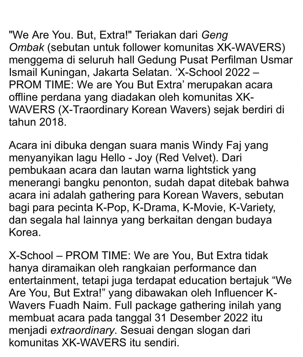 UPDATE KDRAMA NEWS on Twitter: ""We Are You. But, Extra!" Teriakan dari Geng Ombak (sebutan ...