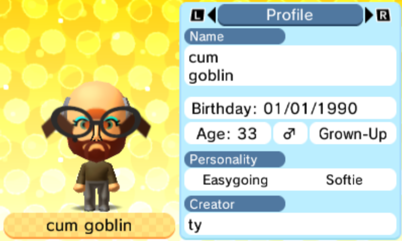 rmbu 🐀 on Twitter: "silly miis i have made"