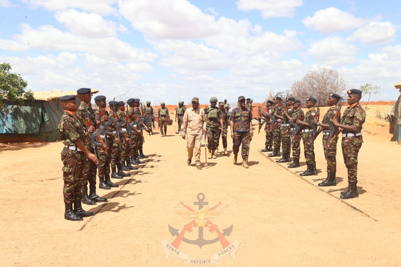 Kenya Defence Forces on Twitter: "The Cabinet Secretary for Defence Hon. Aden Duale in the ...