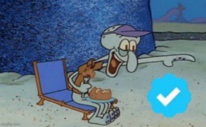 Sandy Cheeks Laughing