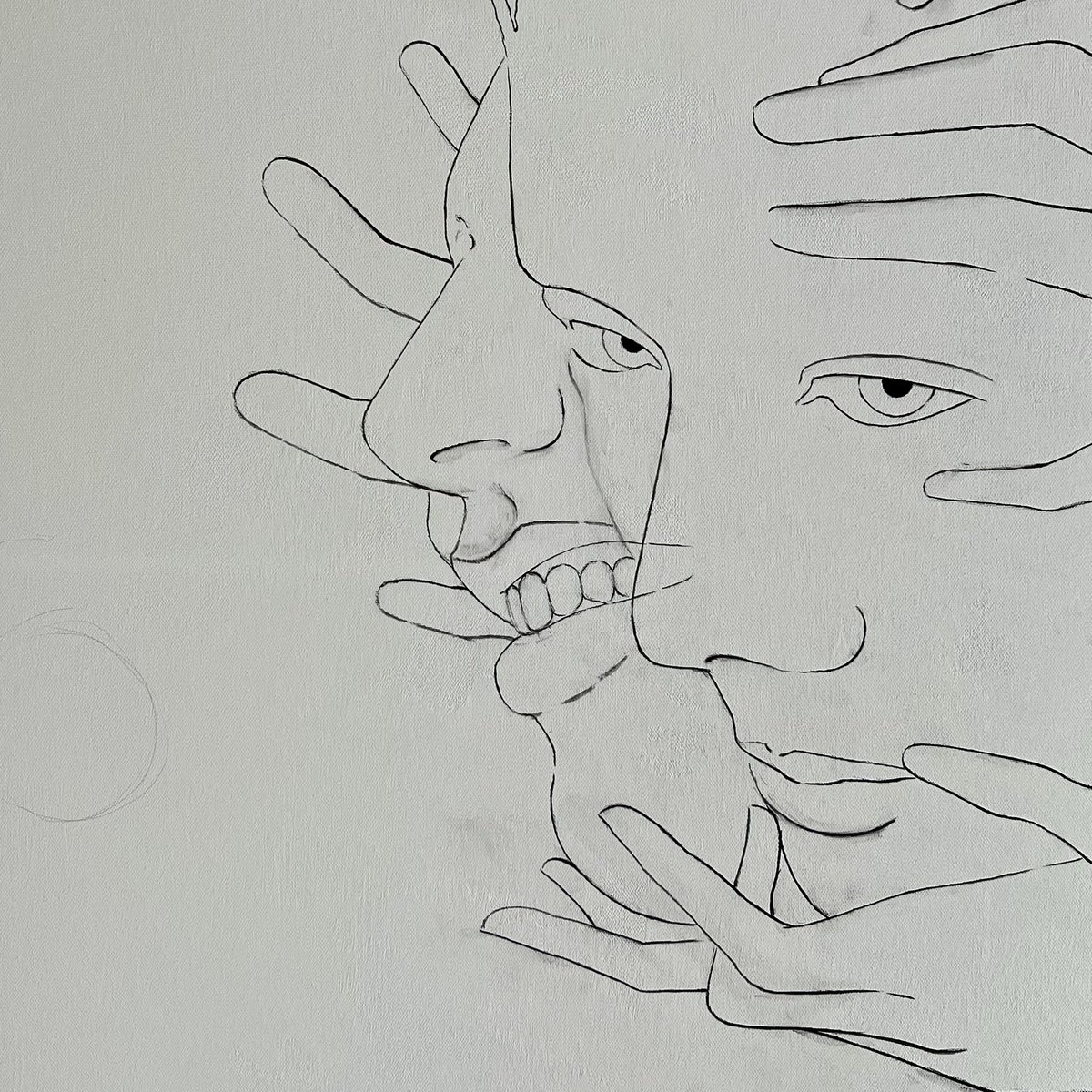 「gm Some line work from a painting I star」|Thomas Stokes IIIの漫画