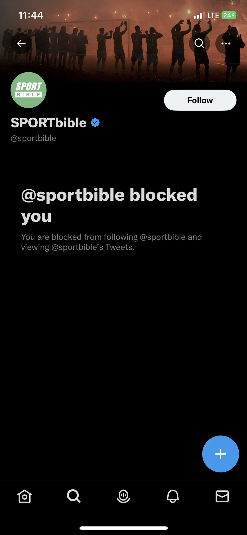 Saved you a click on Twitter: "@sportbible And I was blocked. LMFAOOO https://t.co/XOIS7Fk9gv ...