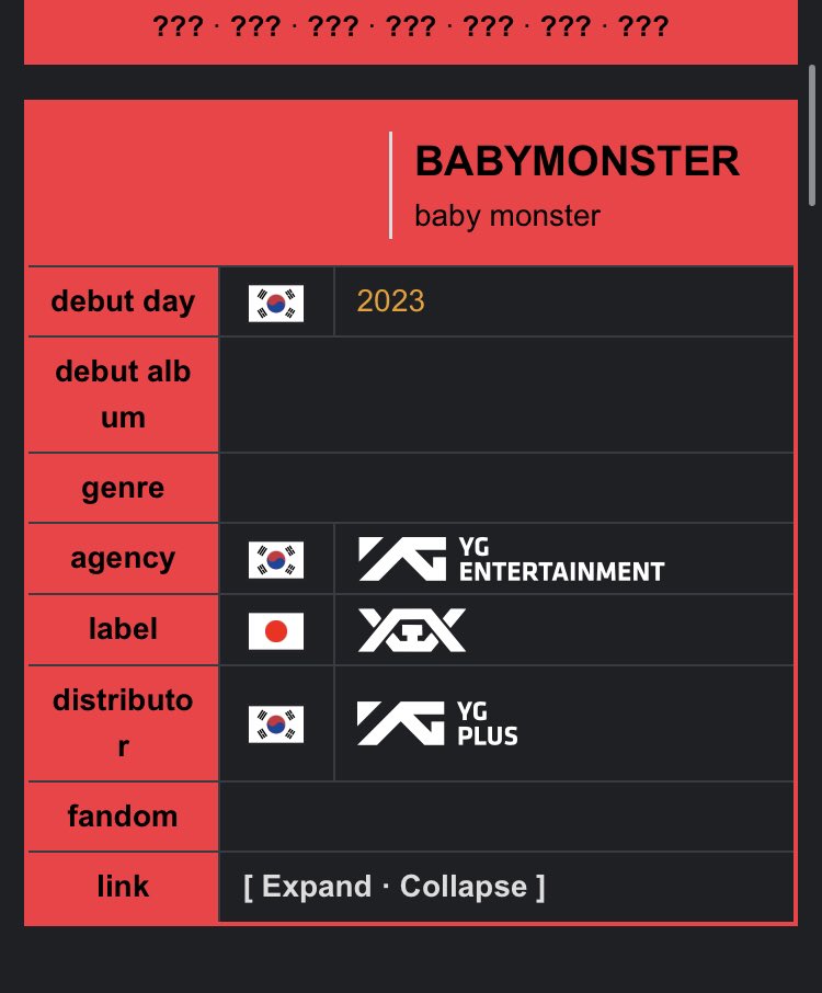 BABYMONSTER GLOBAL on Twitter: "[INFO] 'BABYMONSTER' Profile on Namu Wiki has been released! # ...