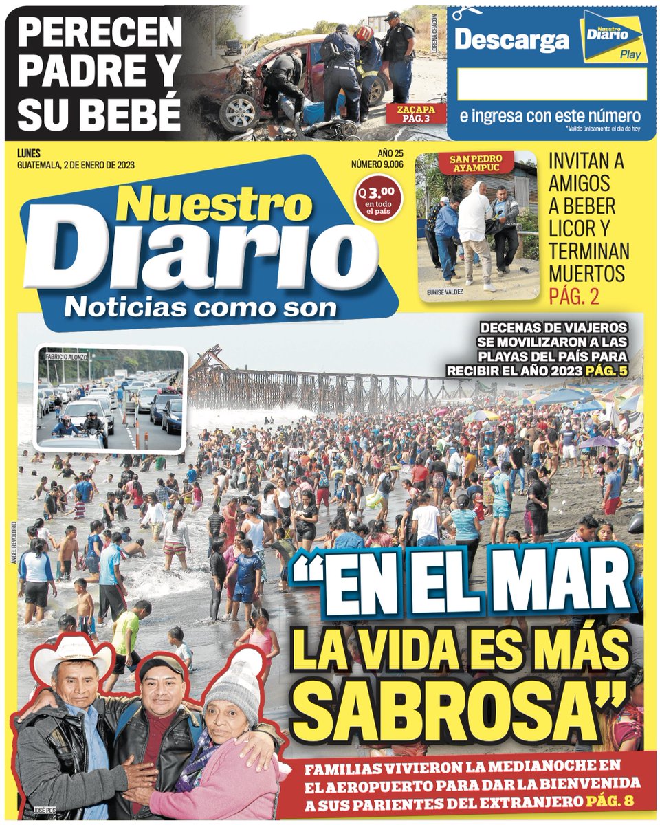 Nuestro Diario on Twitter: "Te compartimos nuestra portada a nivel nacional."
