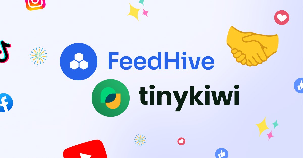 🎉 Huge announcement!! 🎉 We have made our first official acquisition! 🤩 → TinyKiwi. An image ...