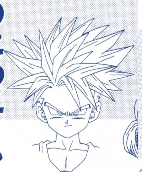 How To Draw Super Saiyan Kid Trunks