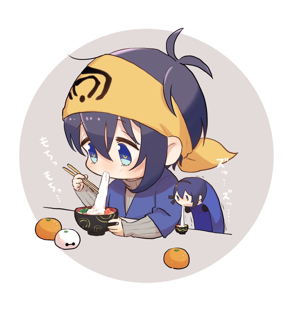 三日月宗近刀剣乱舞 「三日月さんのログインボイスが可愛かったので 」ごろのイラスト
