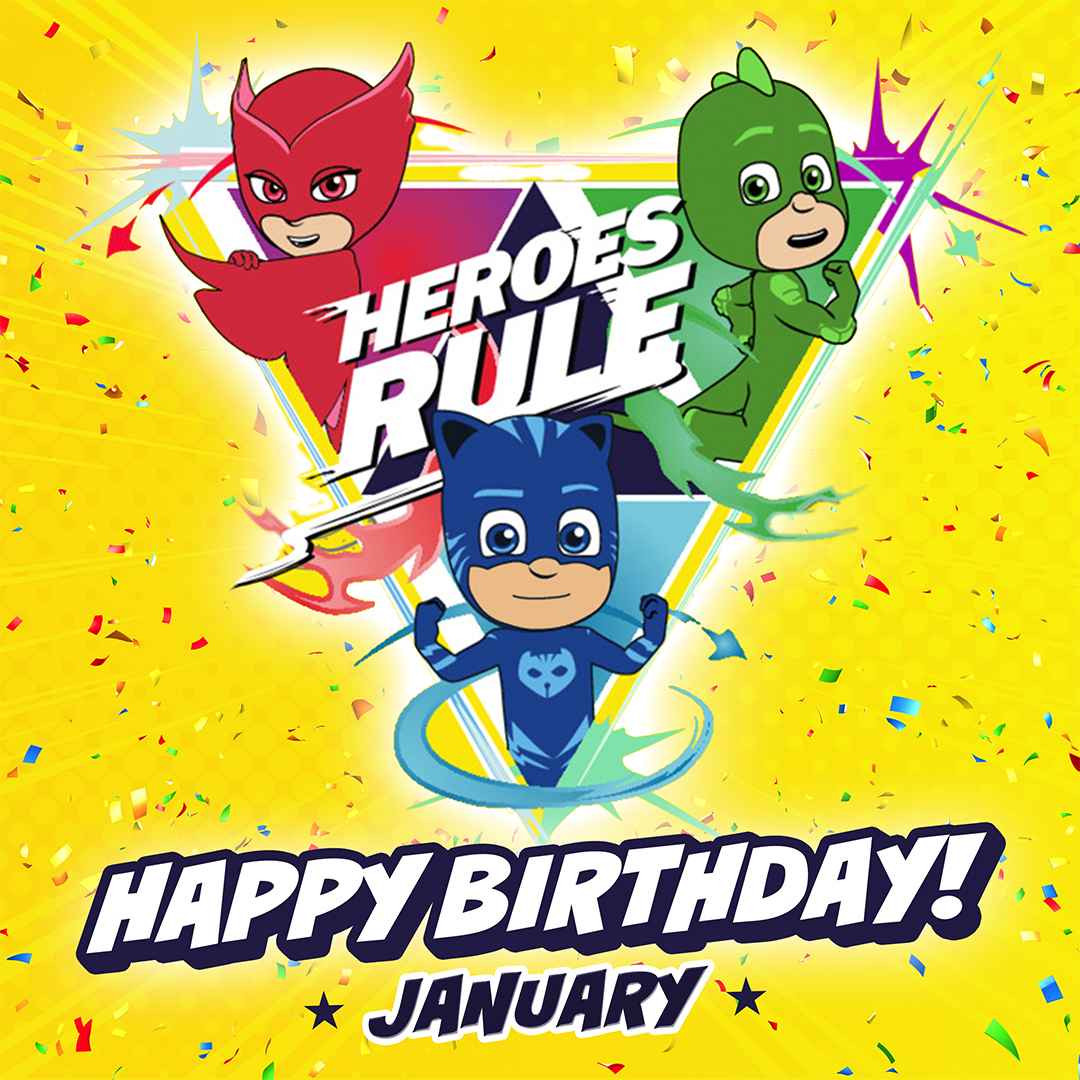 Happy Birthday Pj Masks Custom Into The Night Cake Kit | Bake Believe