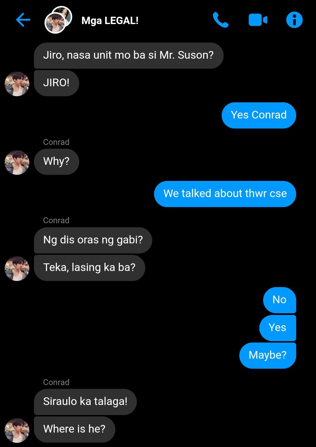 H A N N A || JAD Ending Soon ️ on Twitter: "LA 49 May masasabon na naman kay Conrad 🤦‍♀️ https ...