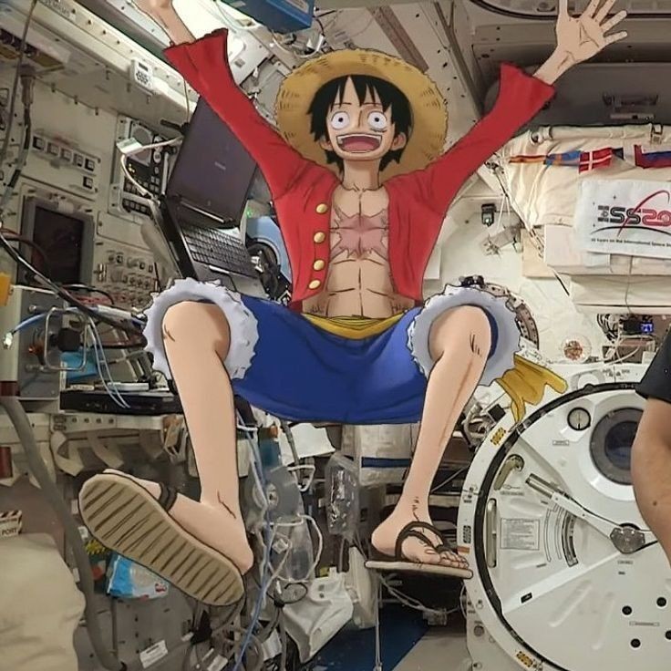Luffy Pic's on Twitter: "Luffy on the Space Station"