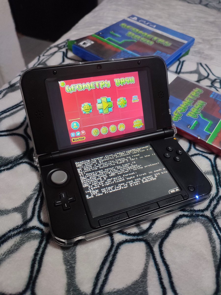 Yoshibros64 on Twitter: "Les presento a todos: Geometry Dash en Nintendo 3DS 🔥"