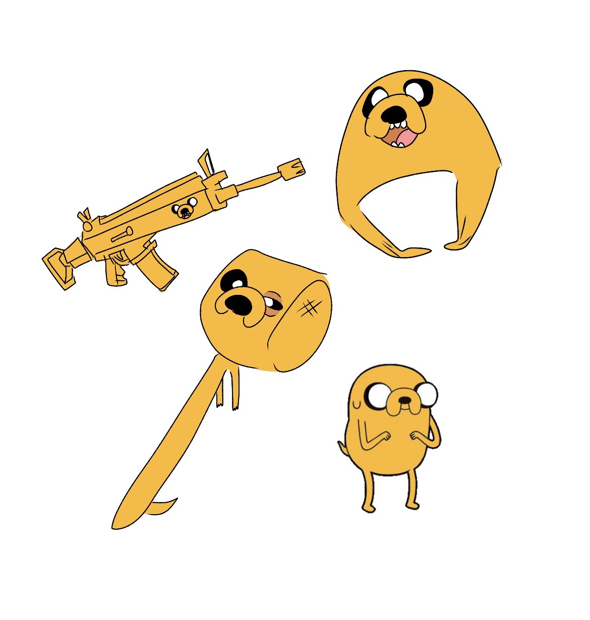 Adventure Time Jake The Dog Full Body