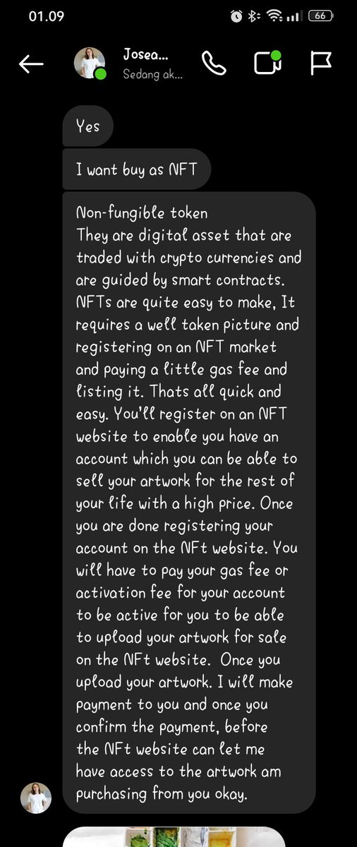 ZONA KARYA on Twitter: "Karyaku! Ini maksudnya gmn ya? Katanya dia mau beli karyaku sbg NFT. Tp ...