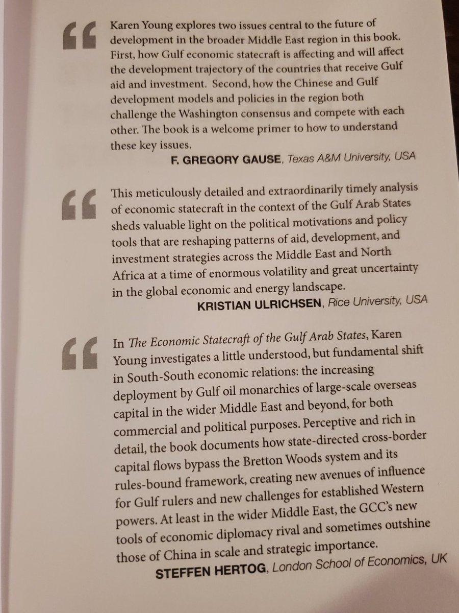 Karen Young on Twitter: "Thanks again for the reviews from Greg Gause, @Dr_Ulrichsen and Steffen ...