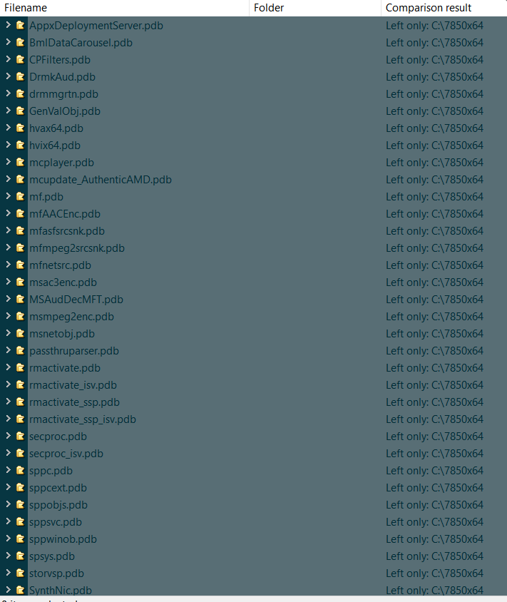 Xeno on Twitter: "@dxgl_org There aren't any unique ones to check. These are the ones unique to ...