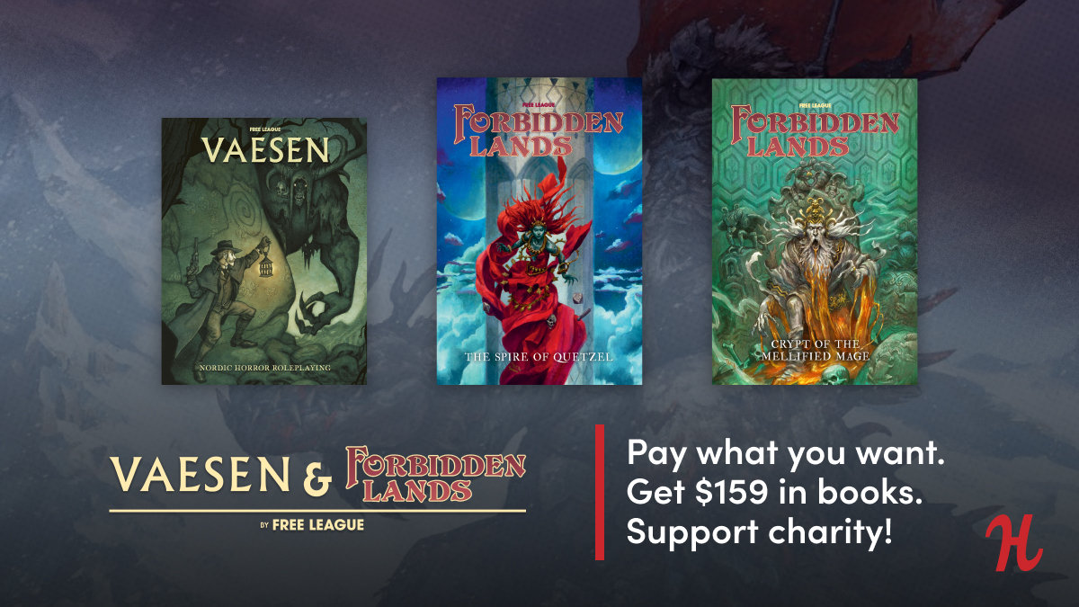 Humble Bundle of tabletop role-playing books from Free League, includes ...