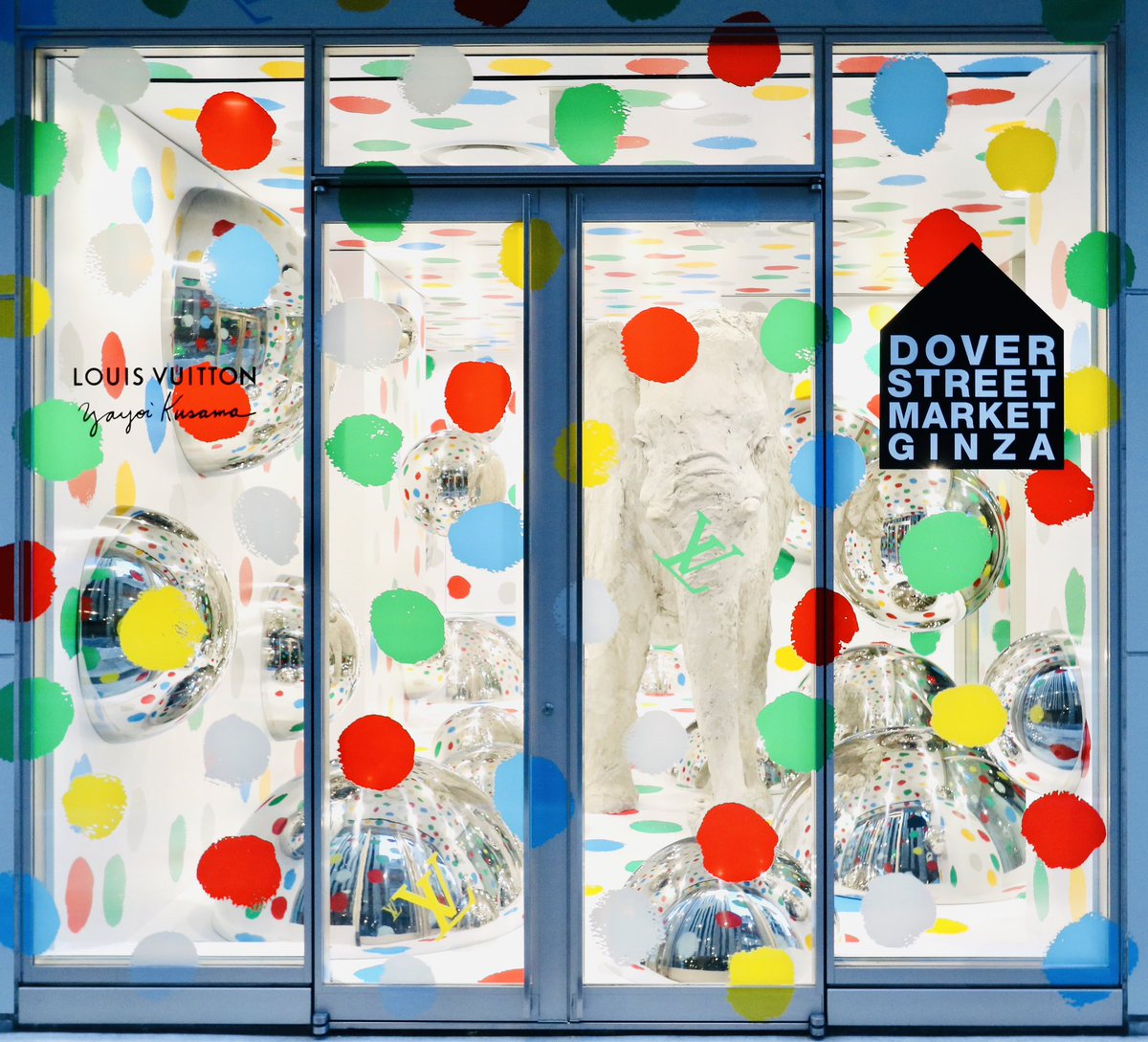 DSM-GINZA on Twitter: "Louis Vuitton x Yayoi Kusama collection has arrived at Dover Street ...