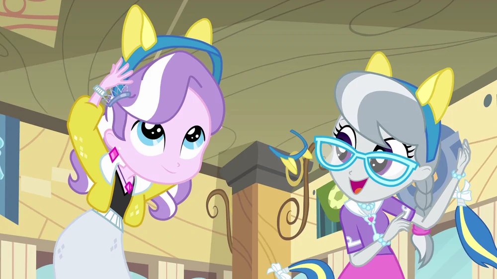 My Little Pony Silver Spoon And Diamond Tiara