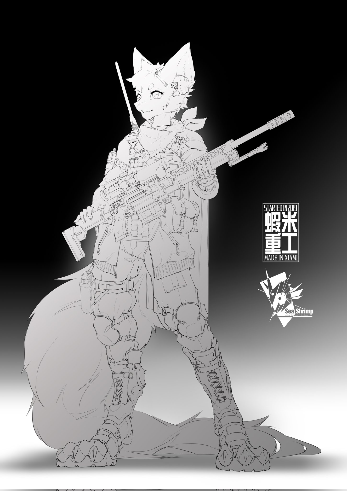 不弯腰的虾米 On Twitter 昨天稿件，咱不只会画sex图，咱还会机甲，战术的设计啊~