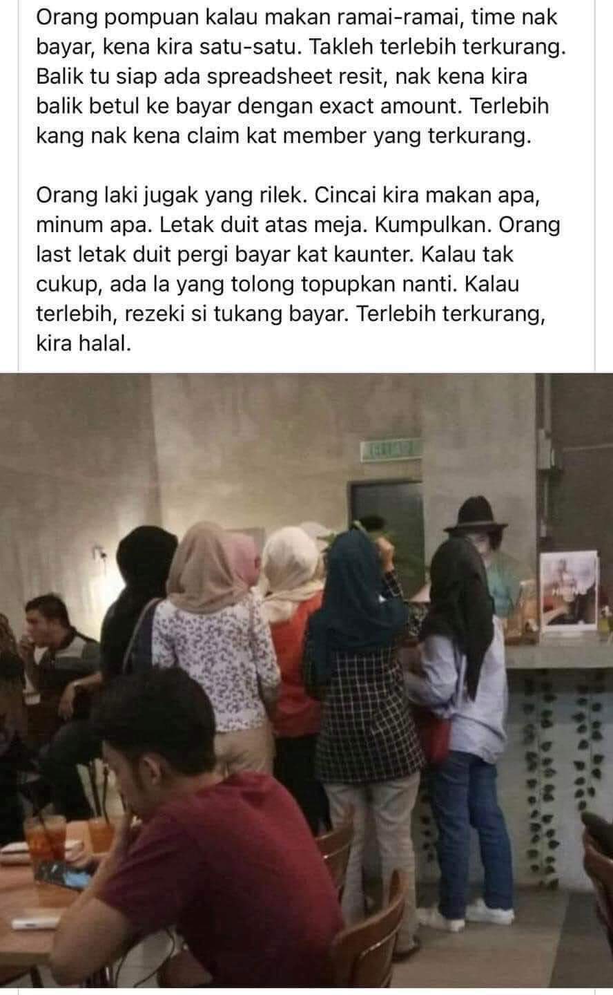 Anaz. iDevice repair 📱 on Twitter: "Maybe sebabtu bila lelaki keluar dengan perempuan, lelaki ...