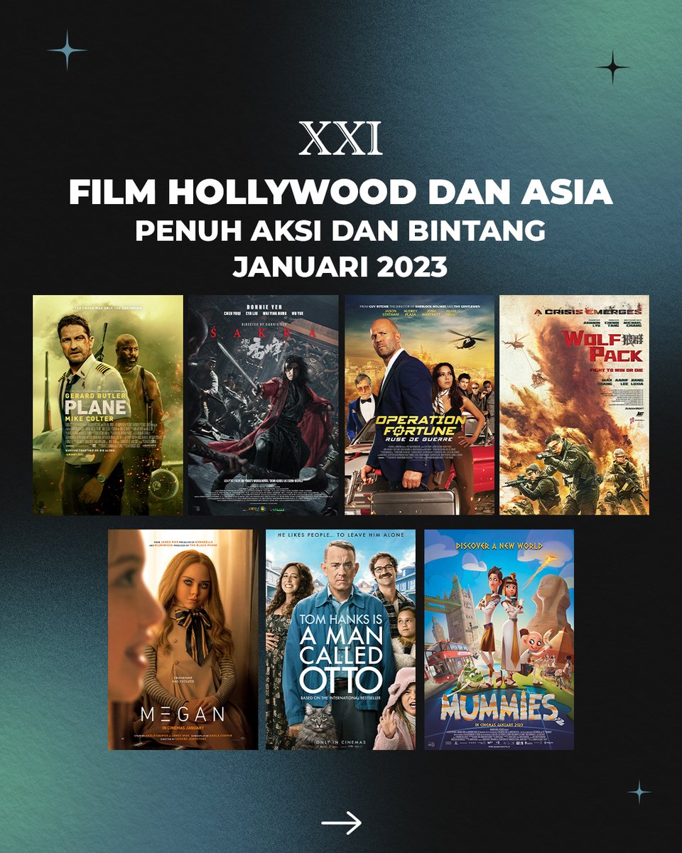 Bulan Januari Sobat XXI bakal ASIK banget karena akan banyak ditemenin ...