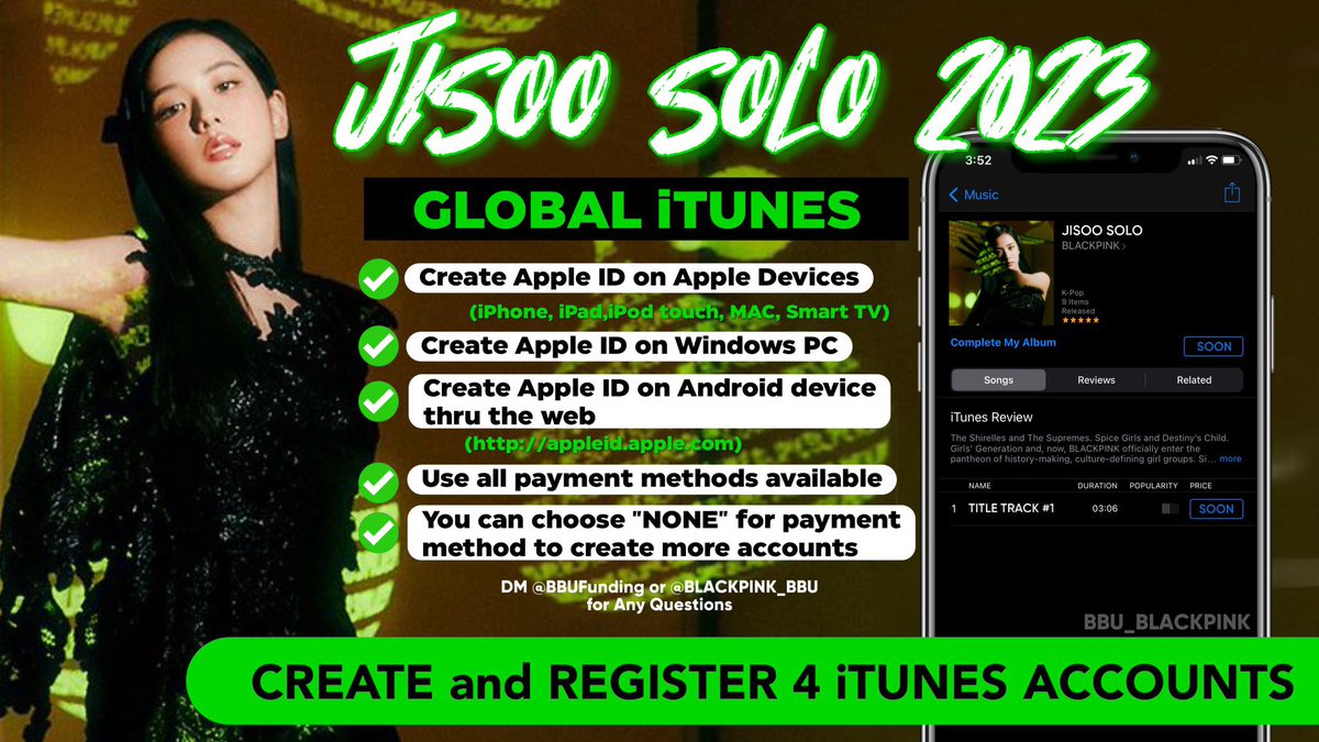 BLACKPINK BLINK UNION 💕 on Twitter: "[ATTENTION] We need you for JISOO SOLO 2023 iTunes #1 ...