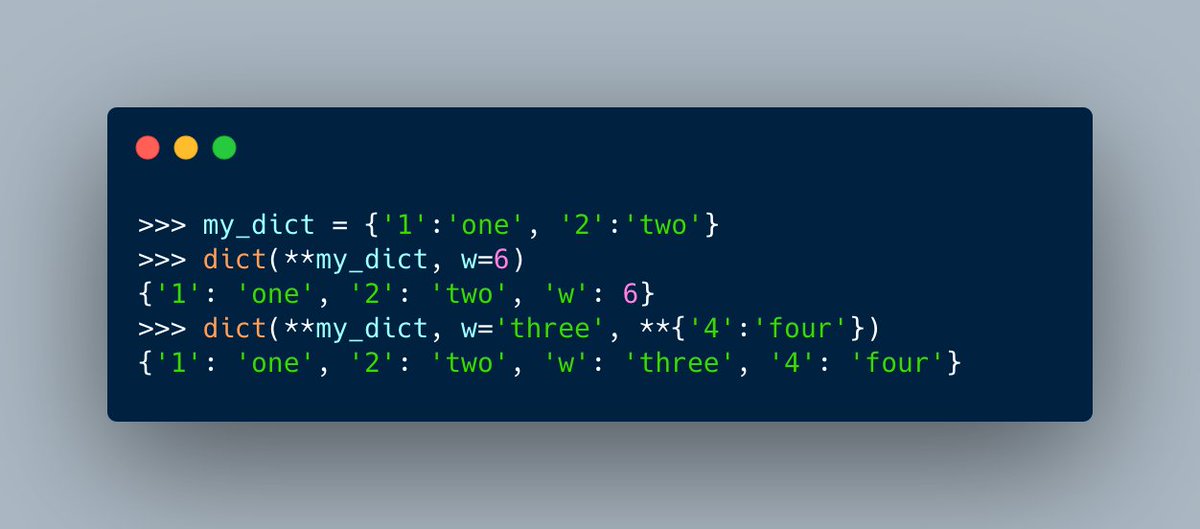 PEP 448 added some neat unpacking generalizations to #Python in 3.5 You ...