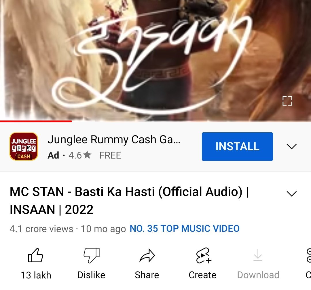𝙈𝘾 𝙎𝙏𝘼𝙉 𝙊𝙁𝙁𝙄𝘾𝙄𝘼𝙇 𝙁𝘾⛓️ on Twitter: ""Basti Ka Hasti" released 10m ago is Still Trending on No 35 ...