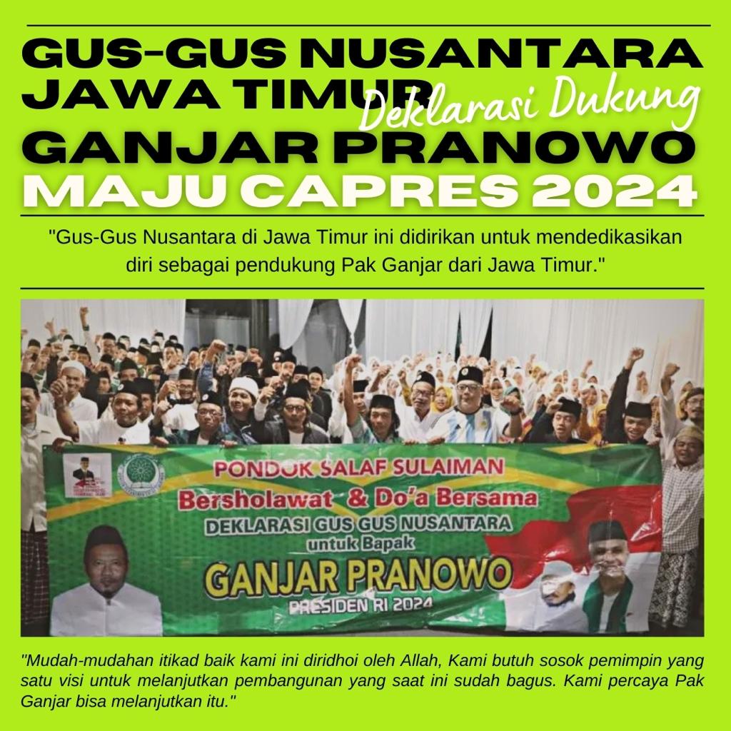 Sahabat Ganjar Jawa Timur Official on Twitter: "Dianggap layak pimpin Indonesia ,Gus - Gus ...
