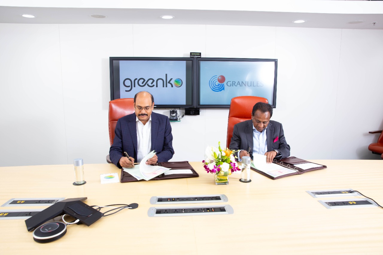 Greenko on Twitter: "Greenko Group enters into a strategic partnership with @GranulesIndia to ...
