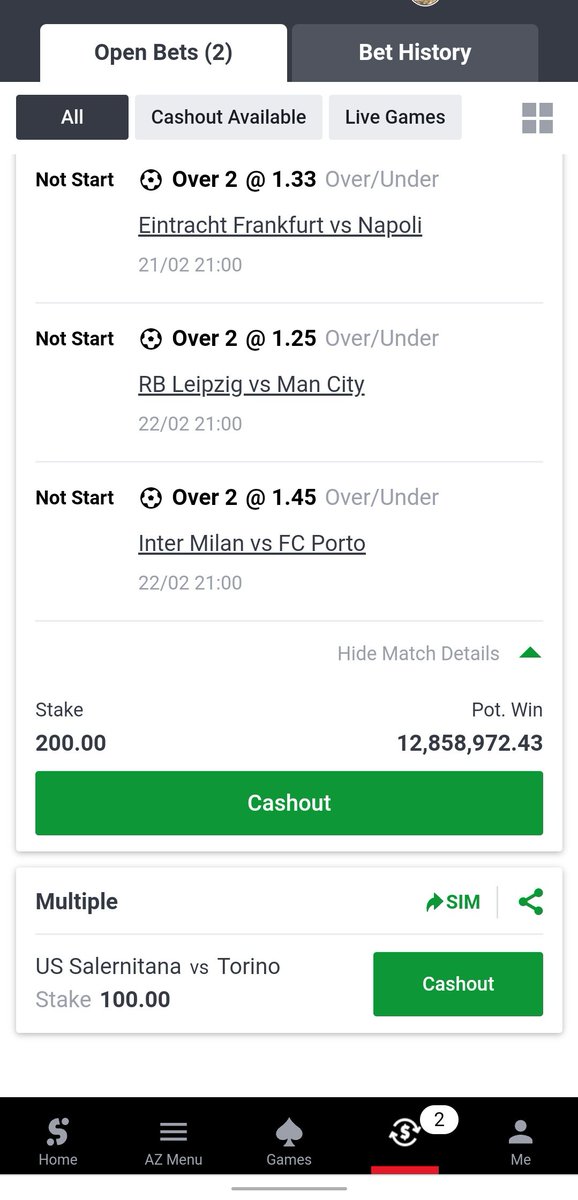 PlayMaker_Tips on Twitter: "SPORTYBET!!!! 🔥 24K ODDs Going Well 💼💼 OVER 2 CAREFULLY ANALYZED ...