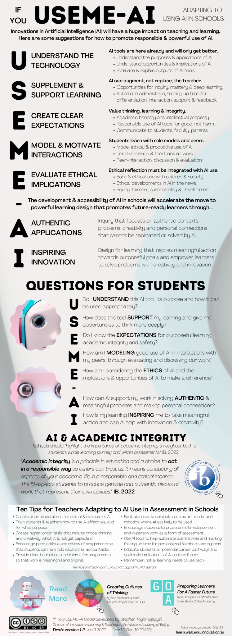 Stephen 🌏 Taylor on Twitter: "(If You) USEME-AI (Draft 1.2). Graphic ...