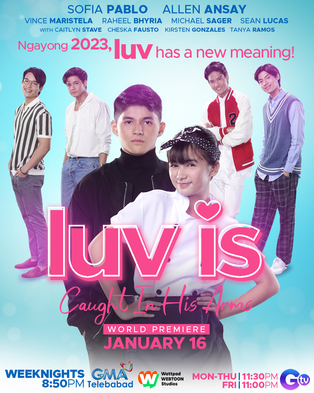 GMA Network on Twitter: "Ngayong 2023, luv will have a new meaning! 😉 ️ Mapapanood n'yo na ang ...