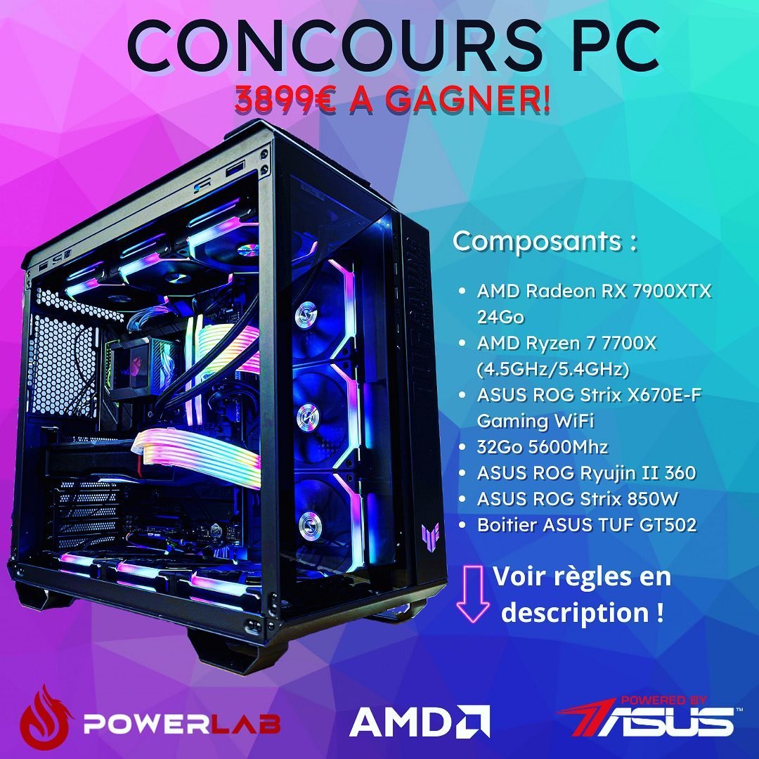 ROG France on Twitter: "Pour tout savoir sur le PC Gamer Powered by ASUS RDNA3 by AKRAM, c'est ...