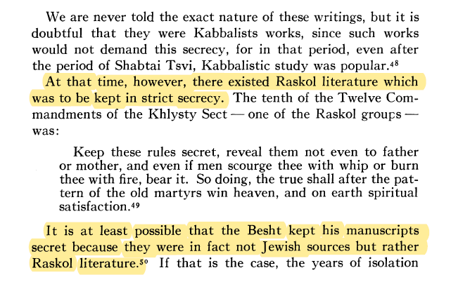 The Russian Dissenting Sects and Their Influence on Israel Baal Shem ...