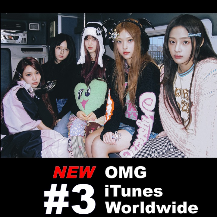 World Music Awards on Twitter: "#NewJeans' new #OMG lands at #3 on the #WorldwideiTunessongchart ...