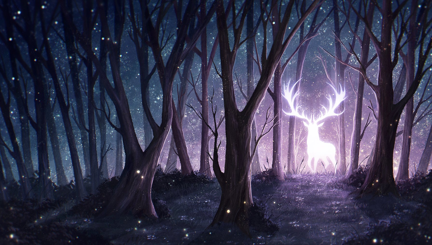 Nerefa on Twitter: "RT @KanizoArt: Celestial Forest https://t.co/oKWgKZvxZm" / Twitter