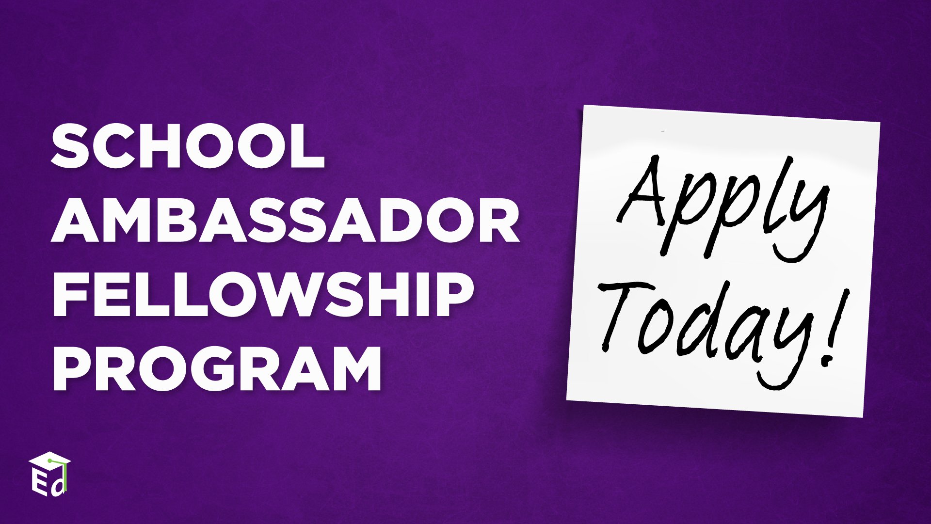 U.S. Department of Education on Twitter: "LAST DAY TO APPLY! ED’s School Ambassador Fellowship ...
