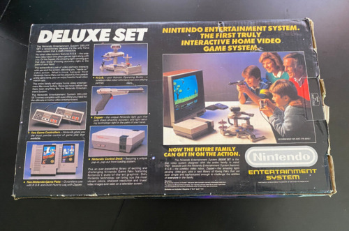 Search & Collect on Twitter: "complete in box Deluxe Set nintendo nes system duck hunt gyromite ...