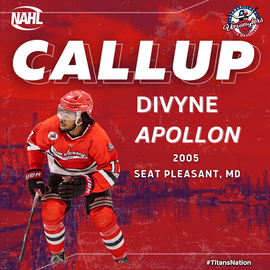 New Jersey Titans Youth Hockey on Twitter: "Congratulations to 18U forward Divyne Apollon who ...