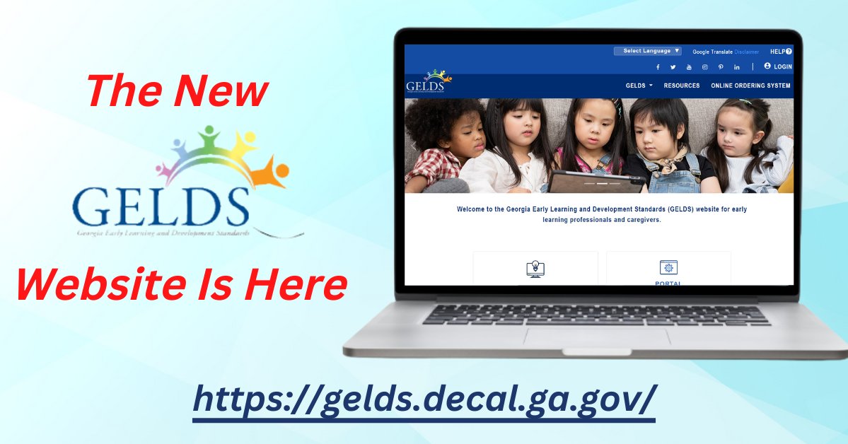 Bright from the Start on Twitter: "IT'S HERE! The new GELDS website is ...