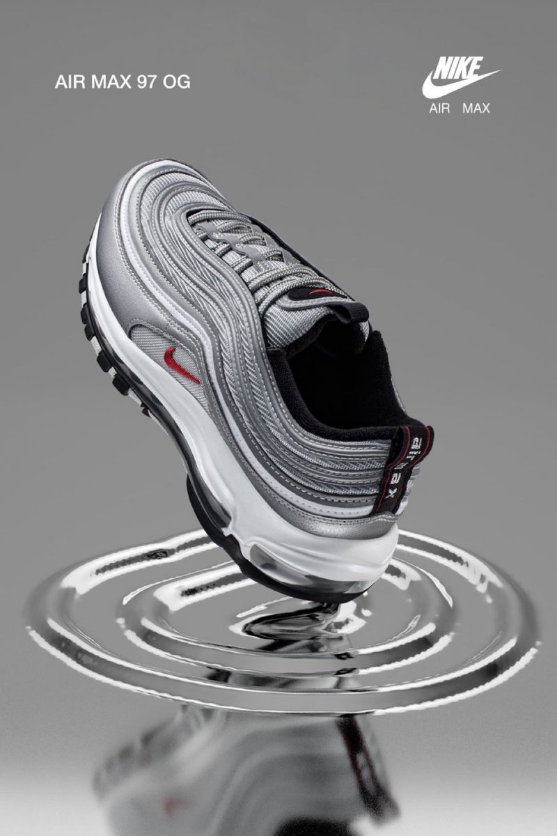 SNKR_TWITR on Twitter: "Nike Air Max 97 ‘Silver Bullet’ DTLR http://bit.ly/3UwK48v Finishline ...