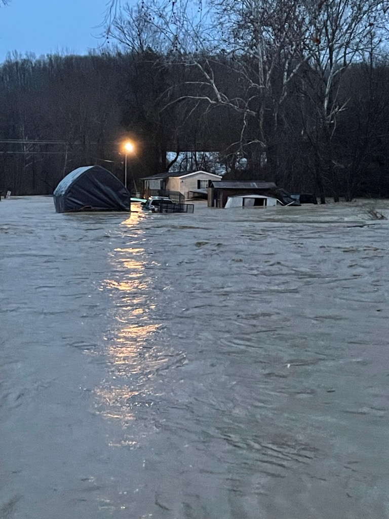 ChrisGegg on Twitter: "Torrential rains created flash flooding across parts of Kentucky early ...