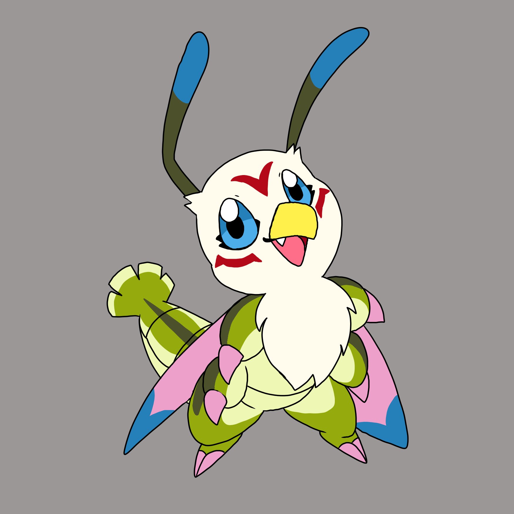 Biyomon And Hawkmon
