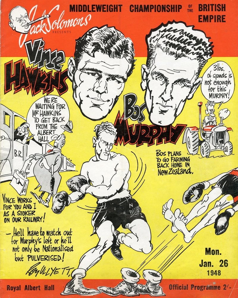 Boxing History on Twitter: "Official program from the 1948 clash between Bos Murphy and Vince ...